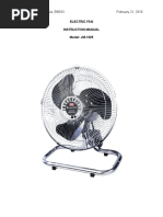 Electric Fan Assembly and Operation Guide | PDF | Fuse (Electrical ...