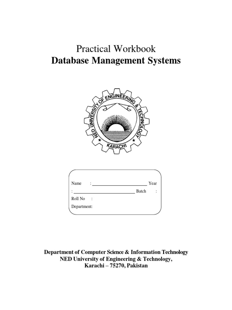 SQL Programming Workbook for DBMS | PDF | Sql | Databases