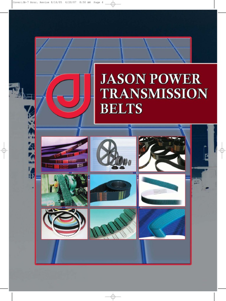 Jason Industrial Belts CDR PDF | PDF | Belt (Mechanical) | Manufactured ...