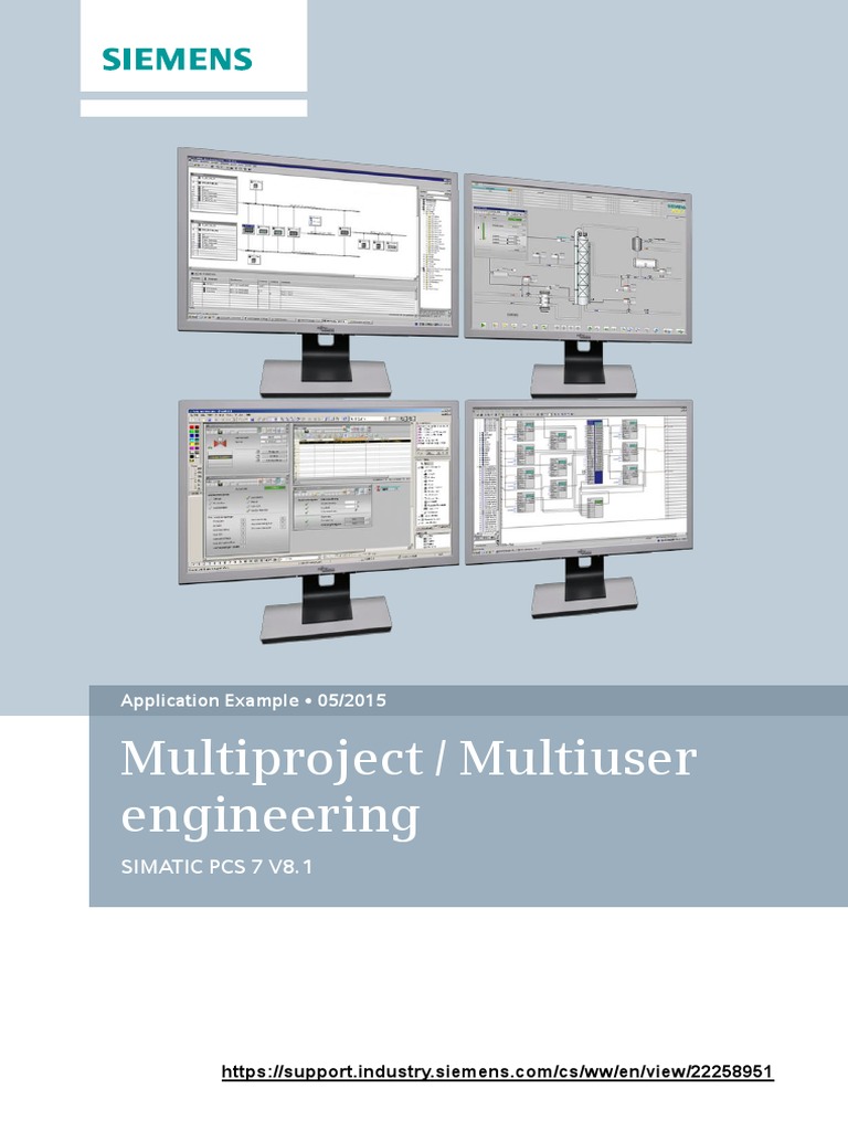 SIMATIC PCS7 Multiproject Multiuser Engineering | PDF | Operating System | Computer Network