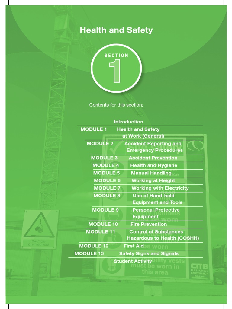 Health and Safety | PDF | Occupational Safety And Health | Safety