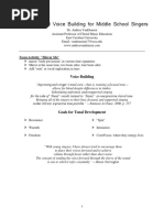 The Vocal Lesson Plan | PDF | Singing | Larynx