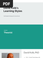 Experiential Learning Kolb PDF | PDF | Learning Styles | Learning Theory (Education)