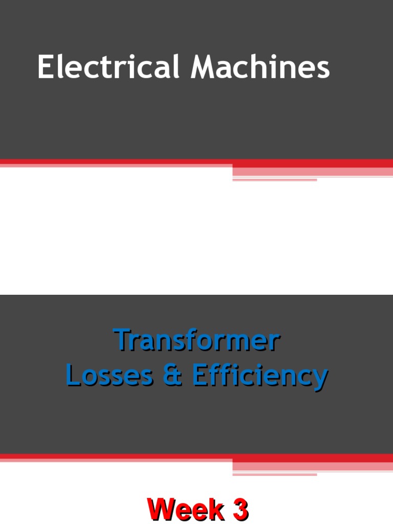 Transformer Losses and Efficiency Guide | PDF | Volt | Transformer