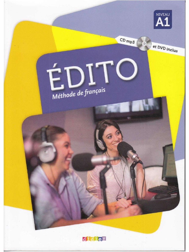 Edito - Methode - de - Francais Cap 1 y 2 | PDF