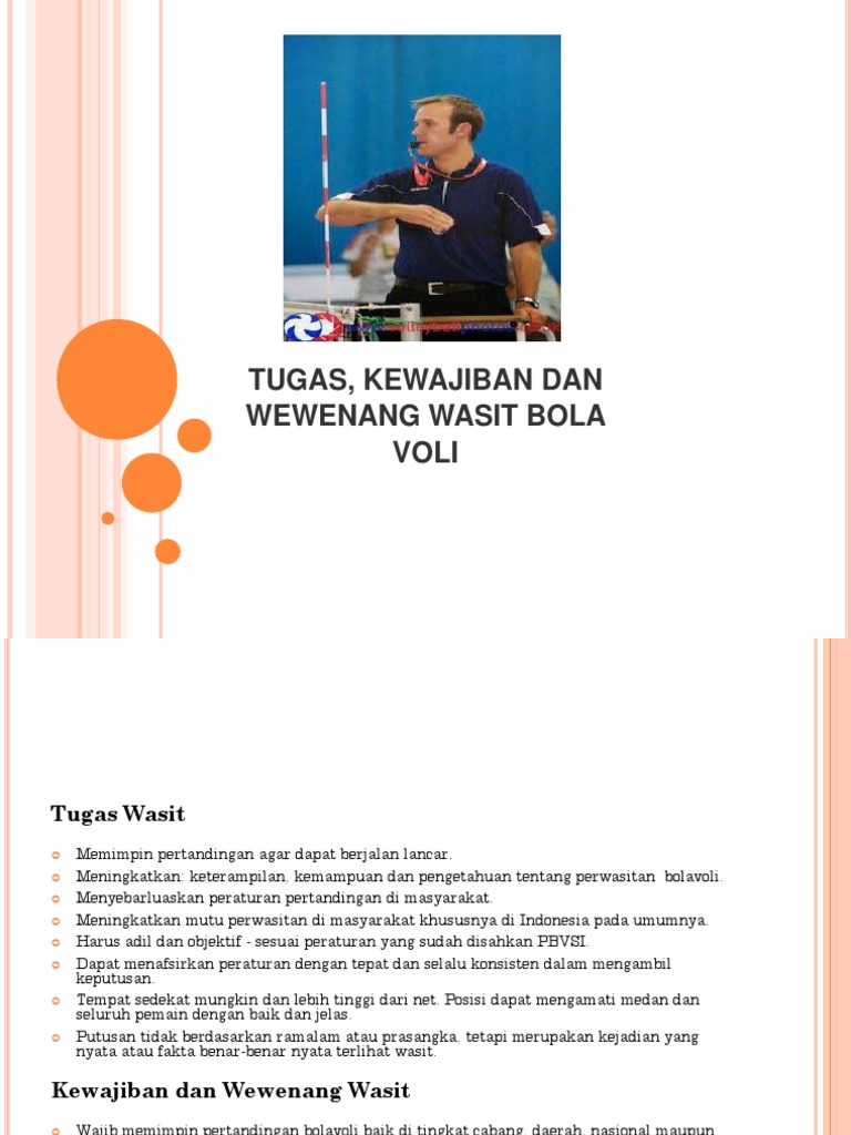 Wasit Bola Voli | PDF