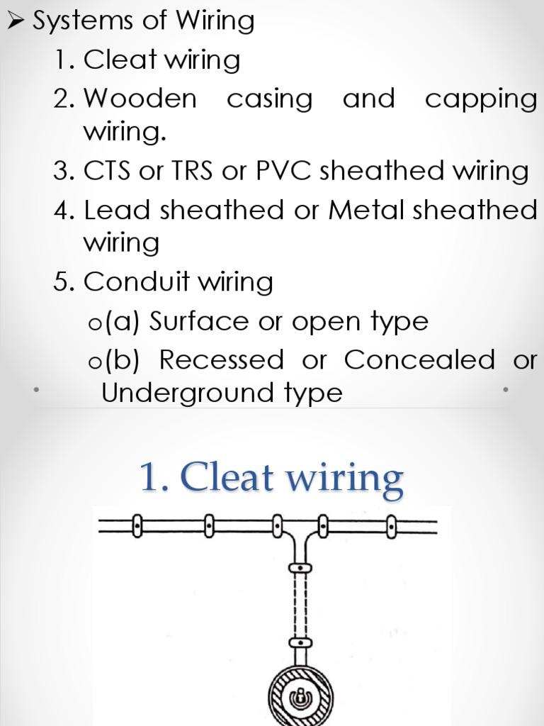 Systems of Wiring | PDF | Electrical Wiring | Insulator (Electricity)