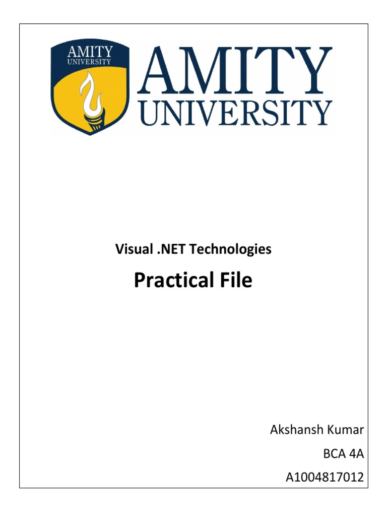 Practical File | PDF