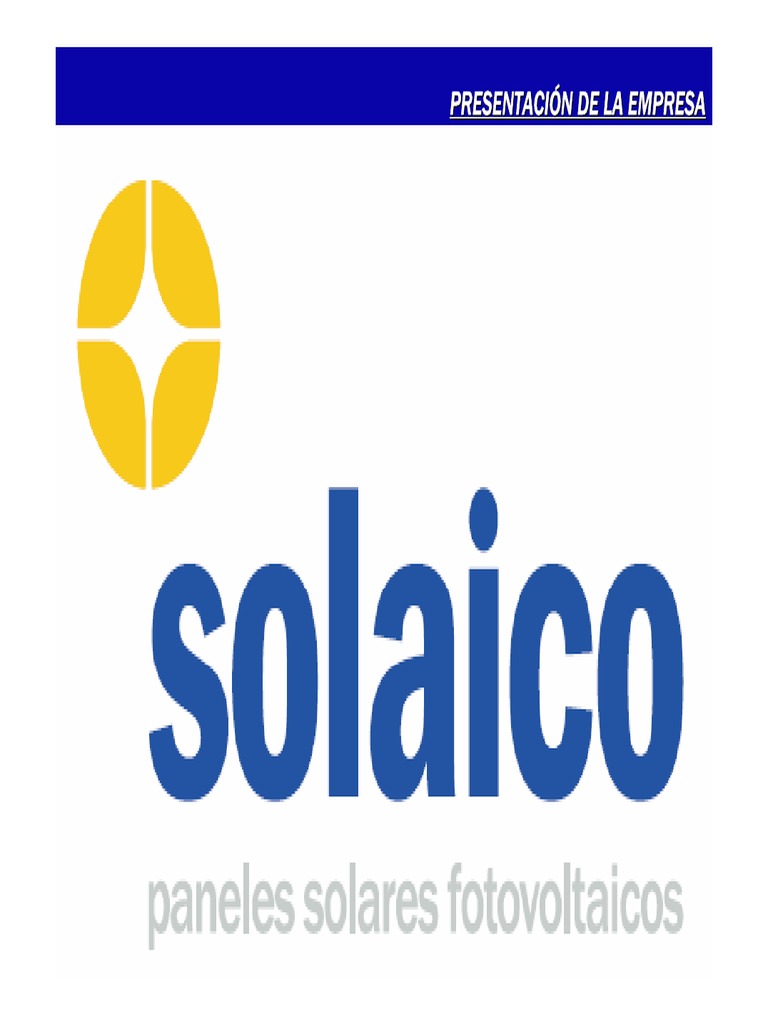 Catalogo Solaico | PDF | Fotovoltaica | Panel solar