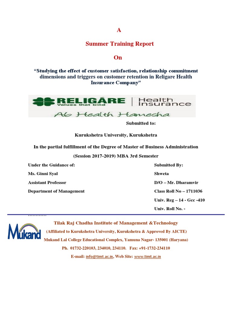 A Summer Training Report On | PDF | Regression Analysis | Statistics