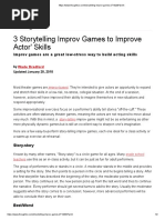 21 Days of Improv | PDF | Cognition | Psychological Concepts