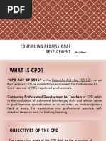 SACE CPTD Handbook | PDF | Teachers | Educational Assessment