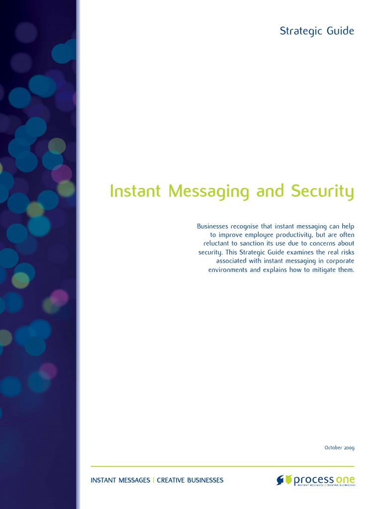 Instant Messaging and Security | PDF | Instant Messaging | Computer Virus