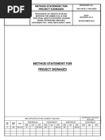 Signage Installation Method Statement | PDF | Safety | Scaffolding