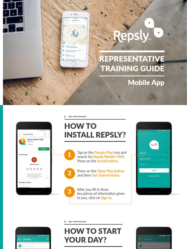 Repsly Mobile Training Guide | PDF | Software | Computing