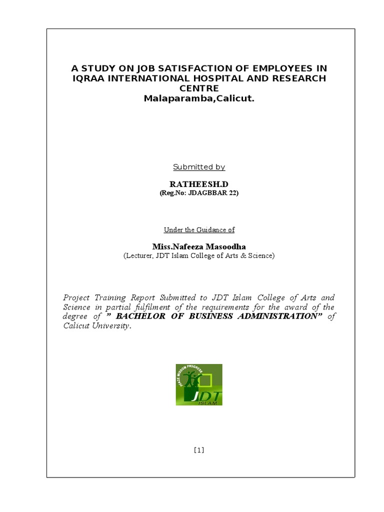 BBA Final Year Project PDF | PDF | Business