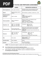 Respiratory Distress Observation Scale | PDF | Breathing | Palliative Care