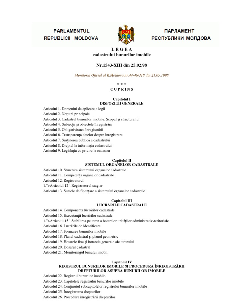 Cadastru | PDF