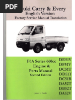 Suzuki F6a Engine Manual | PDF | Throttle | Fuel Injection