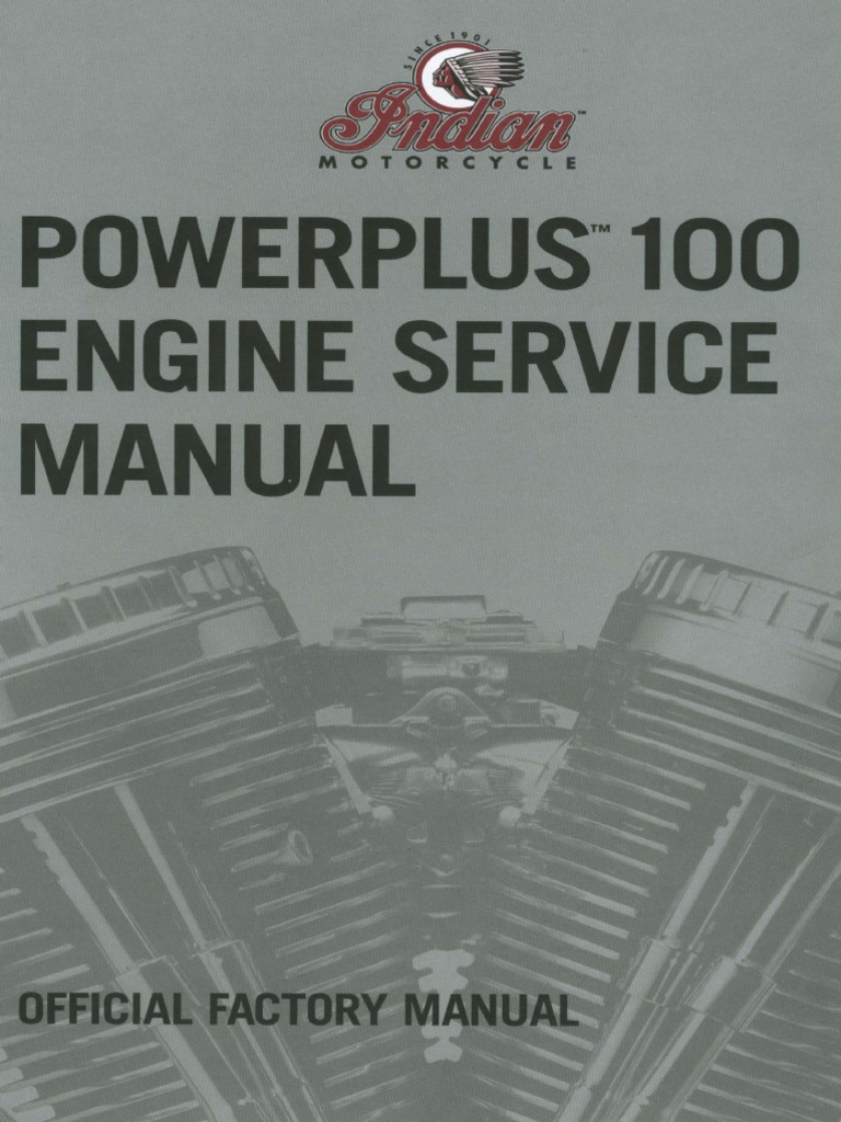 Indian Power Plus 100 Engine Manual PDF | PDF