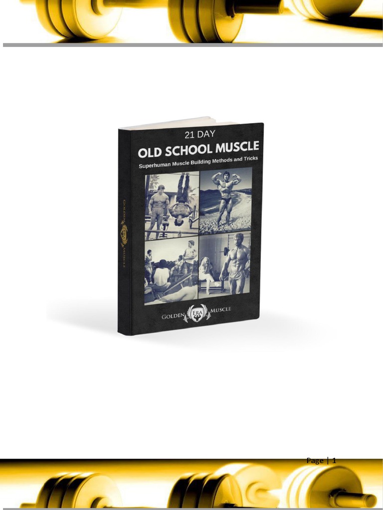 Golden Era Muscle Building Guide | PDF | Strength Training | Weight ...