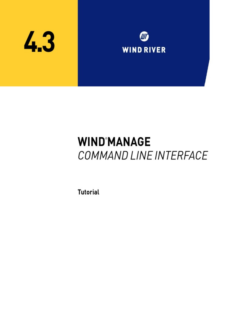 Windmanage Cli Tutorial 4.3 | PDF | Command Line Interface | C (Programming Language)