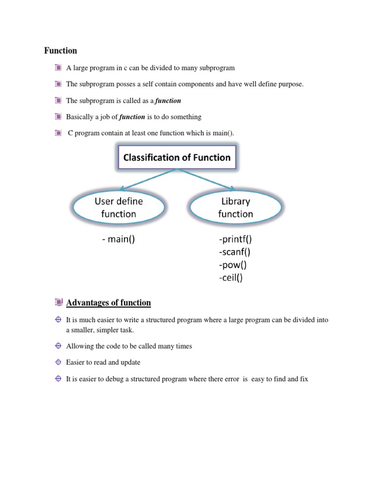 Function Pdf Subroutine Parameter Computer Programming 0501