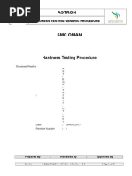 Hardness Testing Procedure Overview | PDF | Hardness | Metals