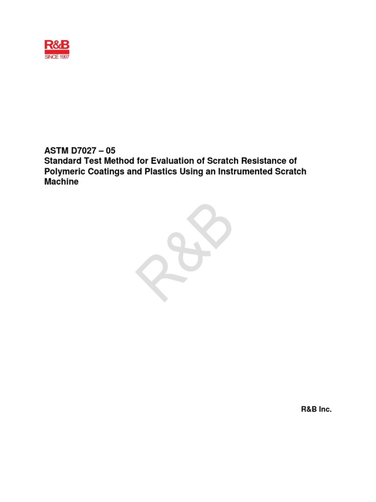 ASTM D7027 Ensayo de Dureza Martens | PDF | Dureza | Fricción