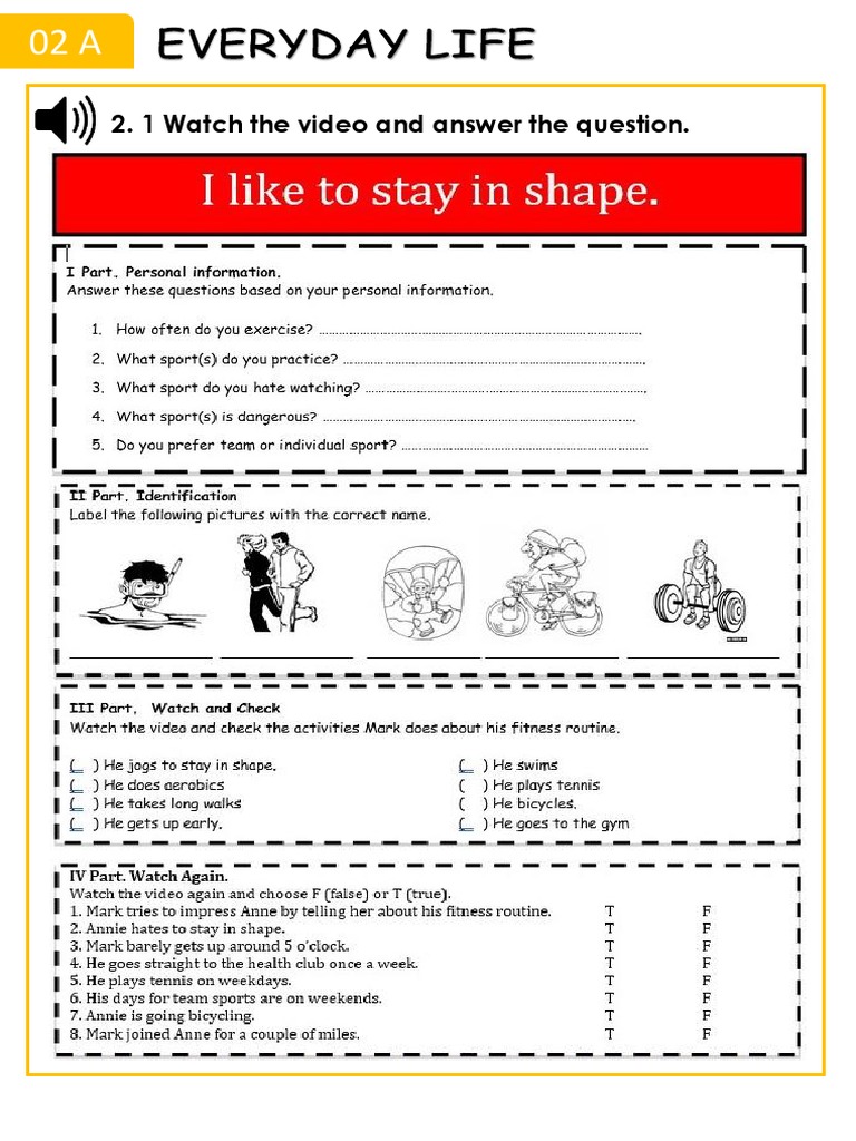 Unit 02 A-EVERYDAY LIFE PDF | PDF | Lunch