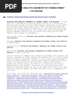 Thomas Calculus 12th Edition Solutions | PDF | E Books | Books
