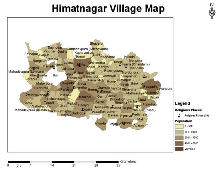Himatnagar Map Layout | PDF