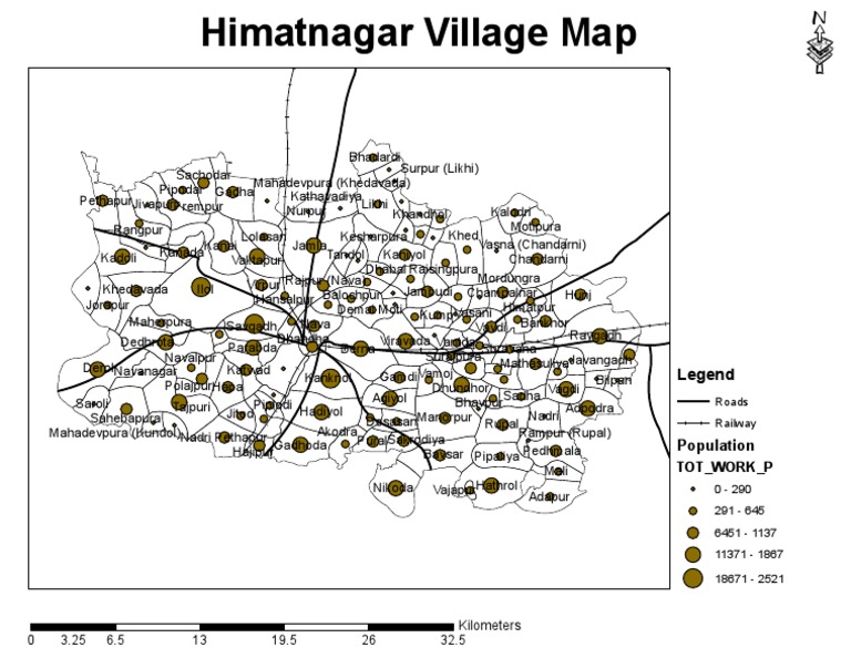Himatnagar Map Layout | PDF