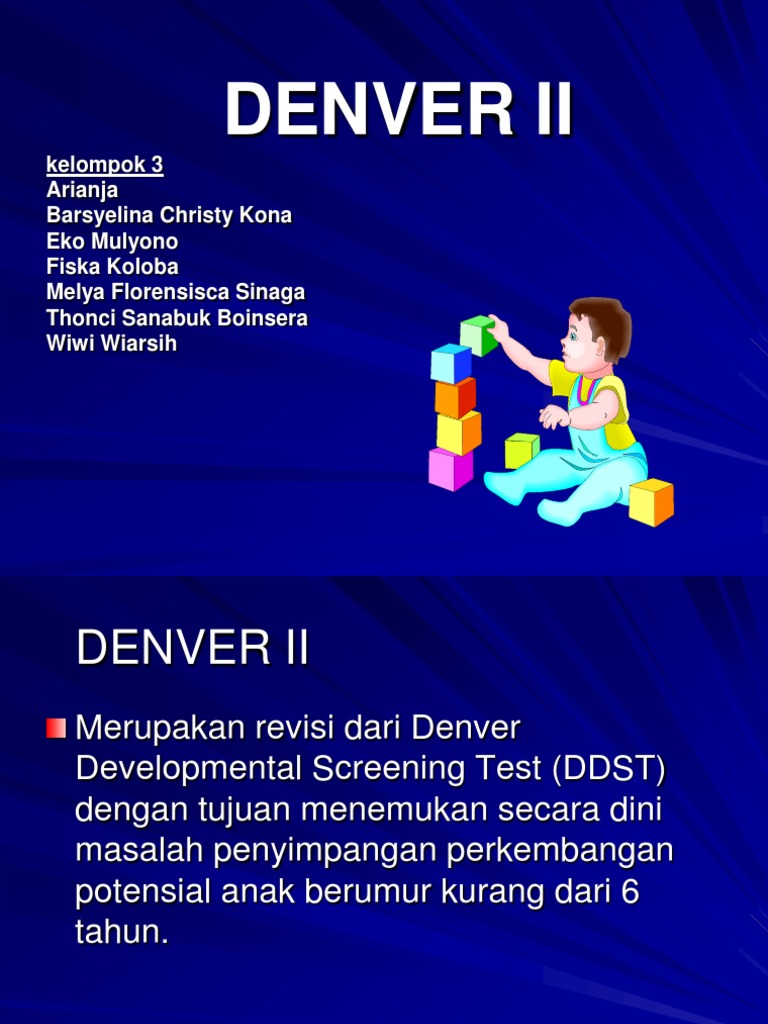 Denver II | PDF | Karier & Perkembangan | Pengembangan Diri