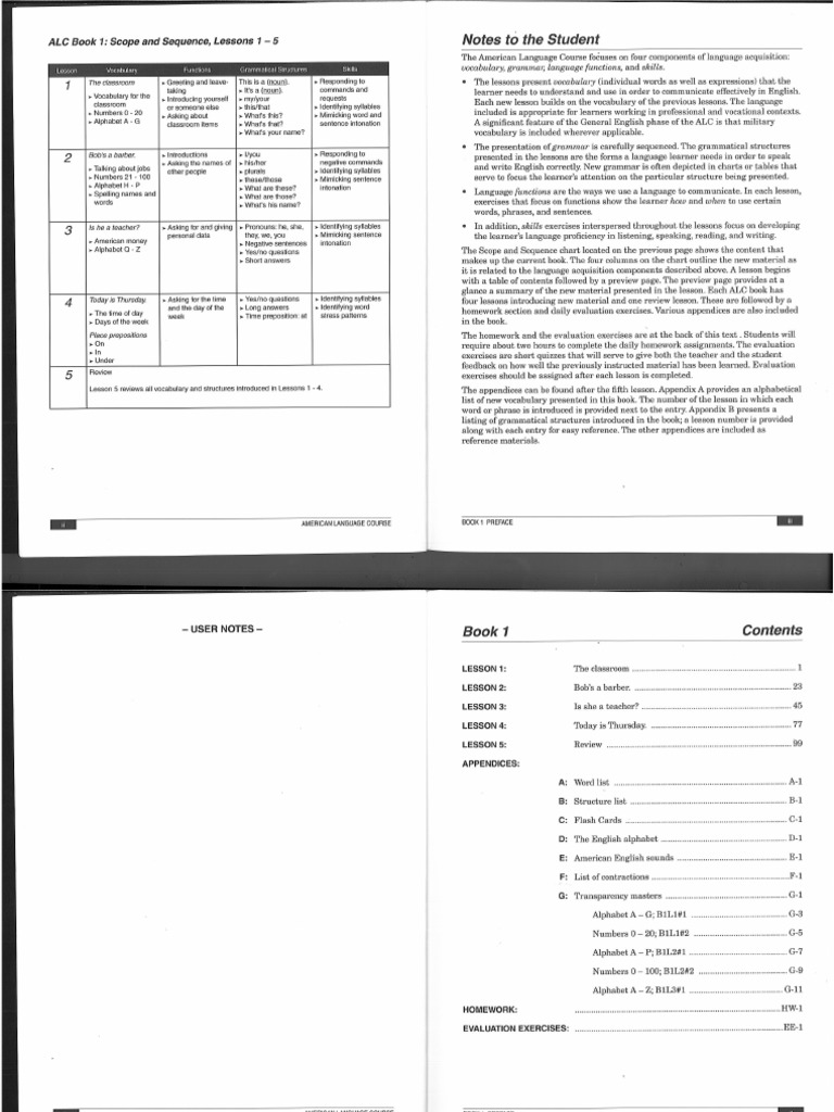 DLIELC ALC Book 1 Student Text | PDF