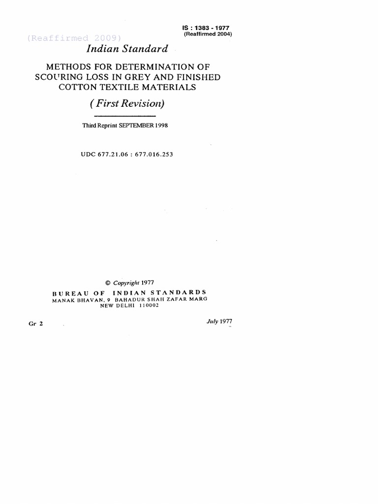 Is 1383 PDF | PDF