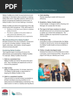 Template On Daily Huddle | PDF | Patient Safety | Health Care