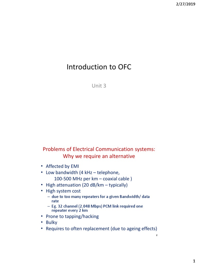 Ofc PDF | PDF | Optical Fiber | Optics