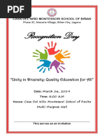 Family Day Program Sample | PDF