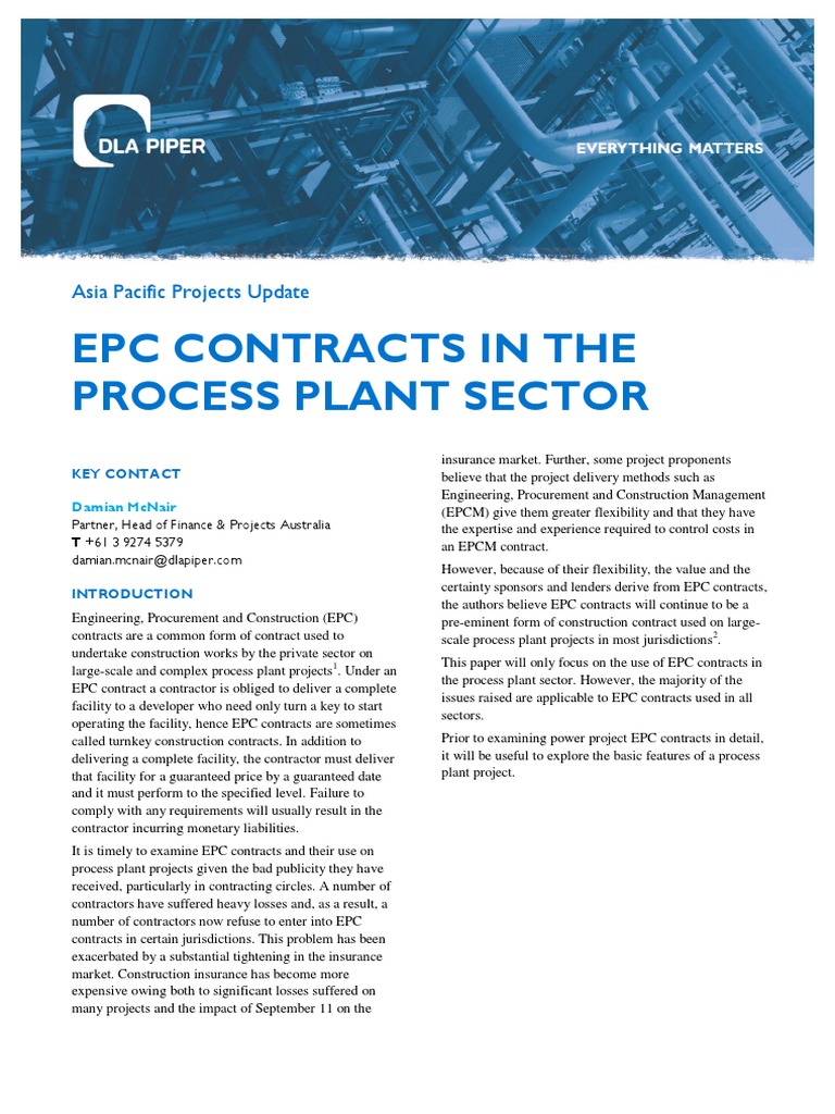 Epc Template en | PDF | Project Finance | Guarantee
