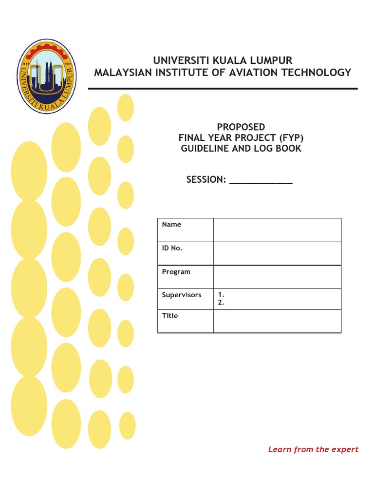 FYP Log Book | PDF | Business