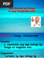 Bahagi NG Dila at Gamit Nito | PDF