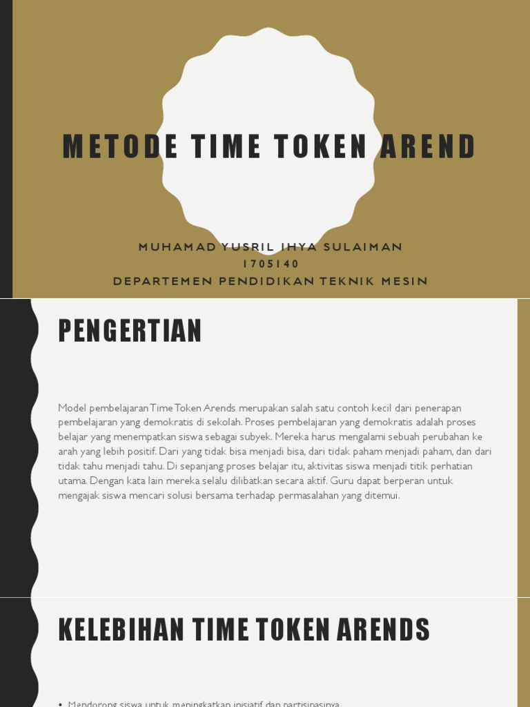 Metode Time Token Arend | PDF