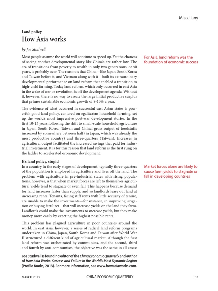 How Asia Works PDF | PDF | Agriculture | Agriculture