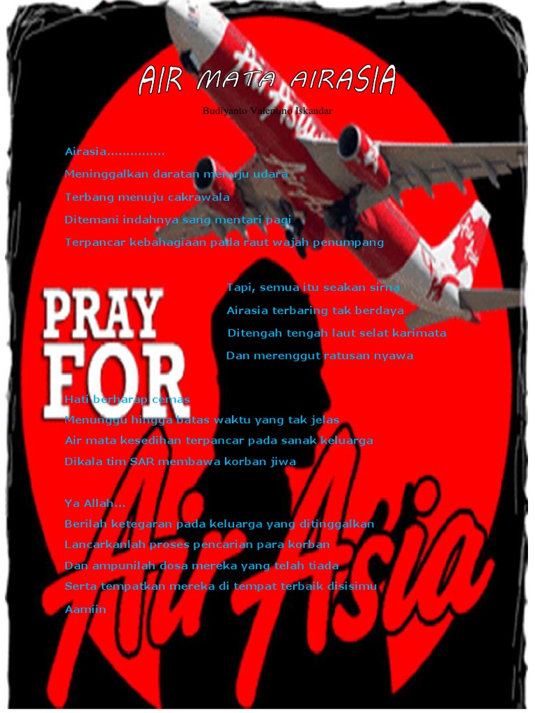 Puisi AIR MATA AIRASIA | PDF
