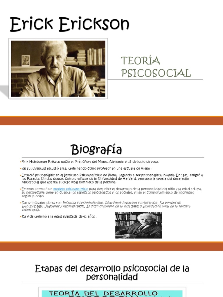 Erick Erickson: Teoría Psicosocial | Adultos | Psicoanálisis