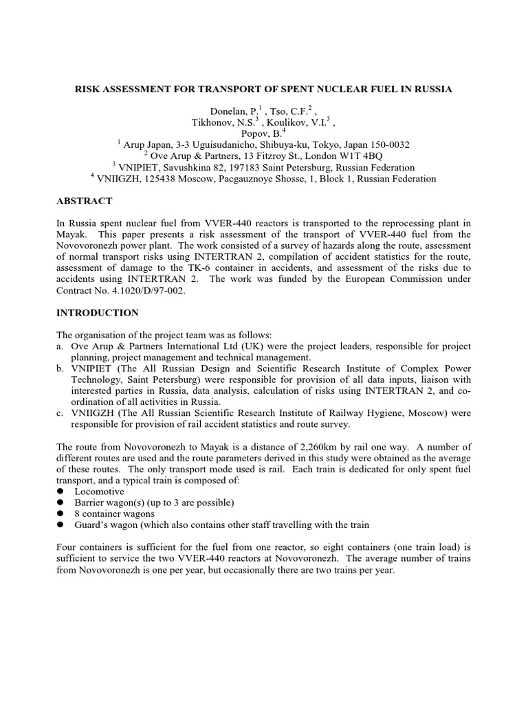 Patram 2001 Paper | PDF | Nuclear Fuel | Fracture