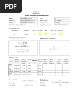 Welding Procedure Specification 141 | PDF | Welding | Construction