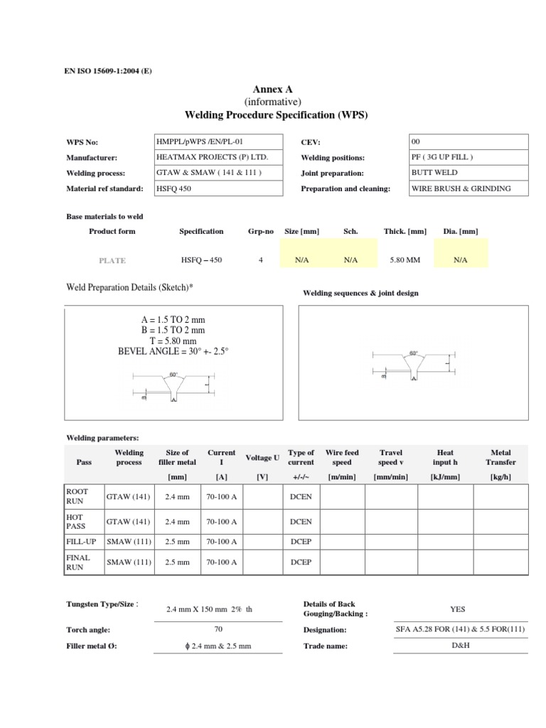 En Iso 15609 | PDF | Welding | Construction