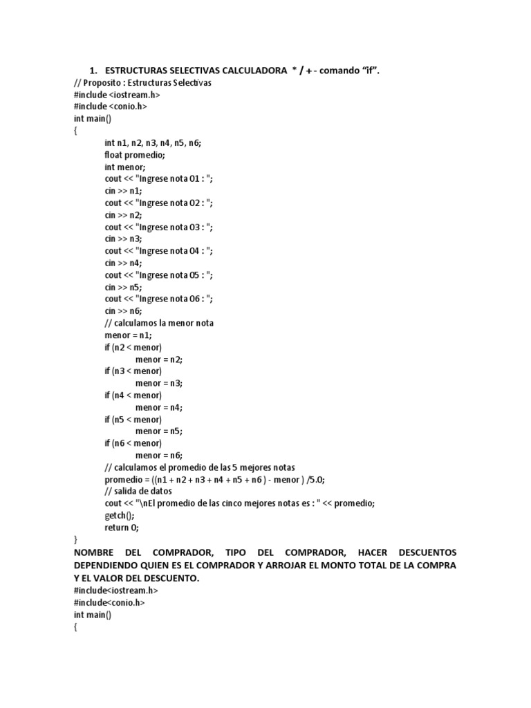 Programas Resueltos de C++ Original | PDF | C ++ | Estructura de datos de matriz